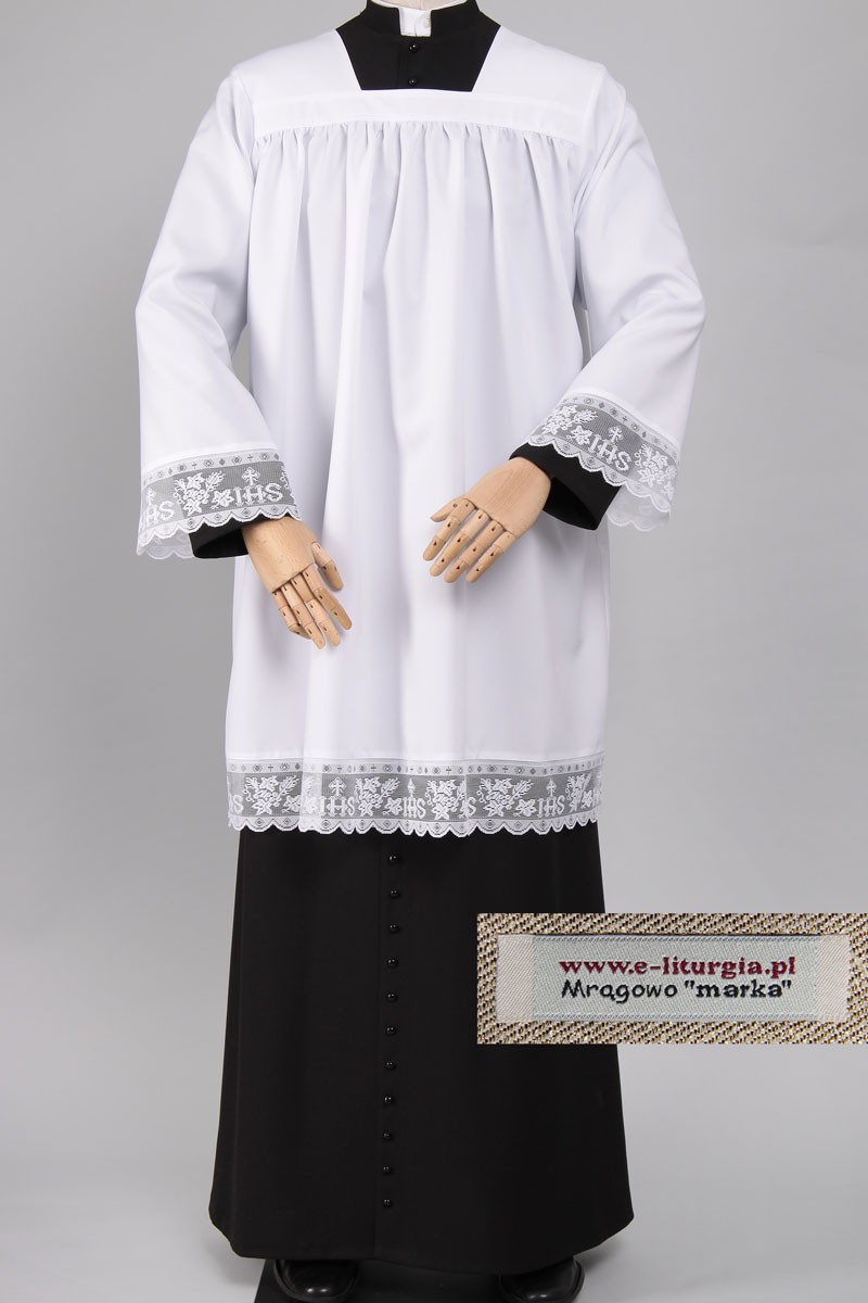 Surplice KAM12 - Surplices with Lace Motifs | Liturgical-Clothing.com
