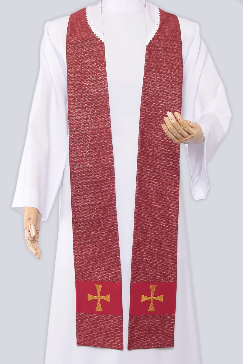 Red Chasubles with Ornaments - Chasubles - Liturgical-Clothing.com